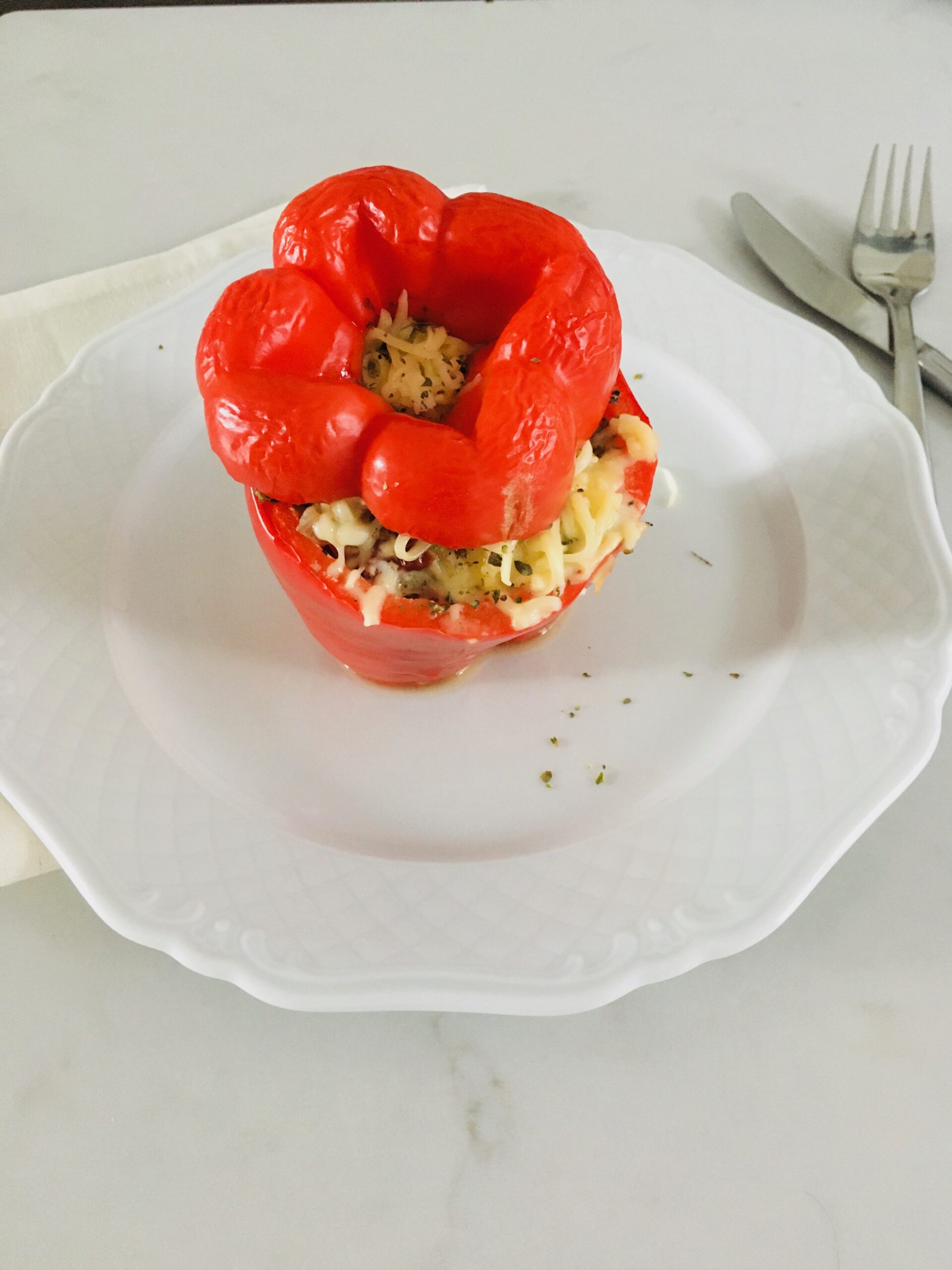 Gevulde paprika l recept l Diëtistenpraktijk Sleegers Deurne